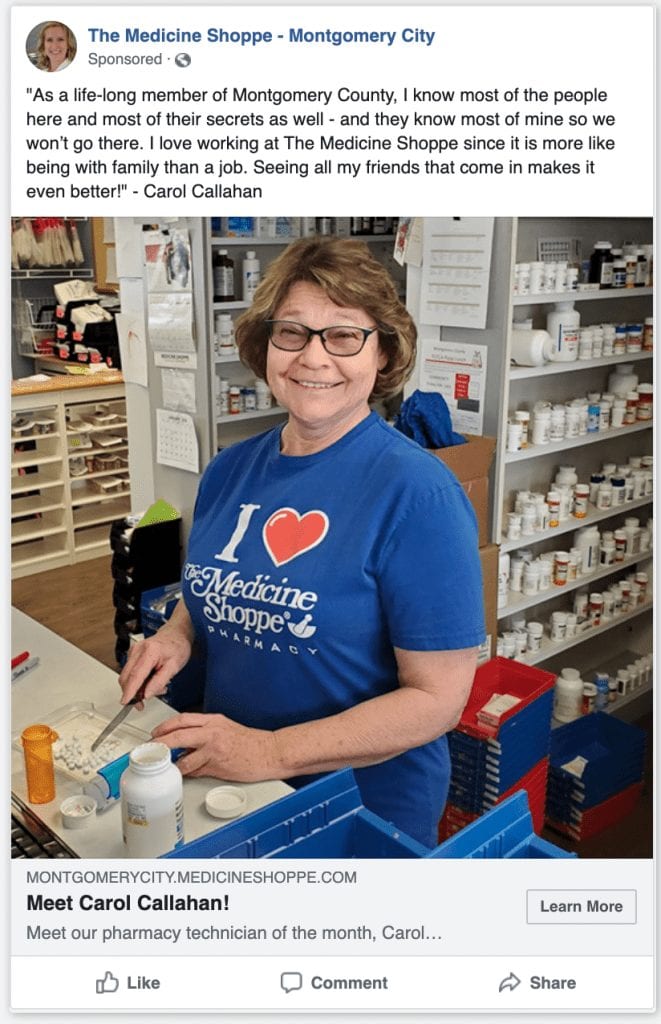 Montgomery City Medicine Shoppe Gains 650+ Facebook Followers With ...