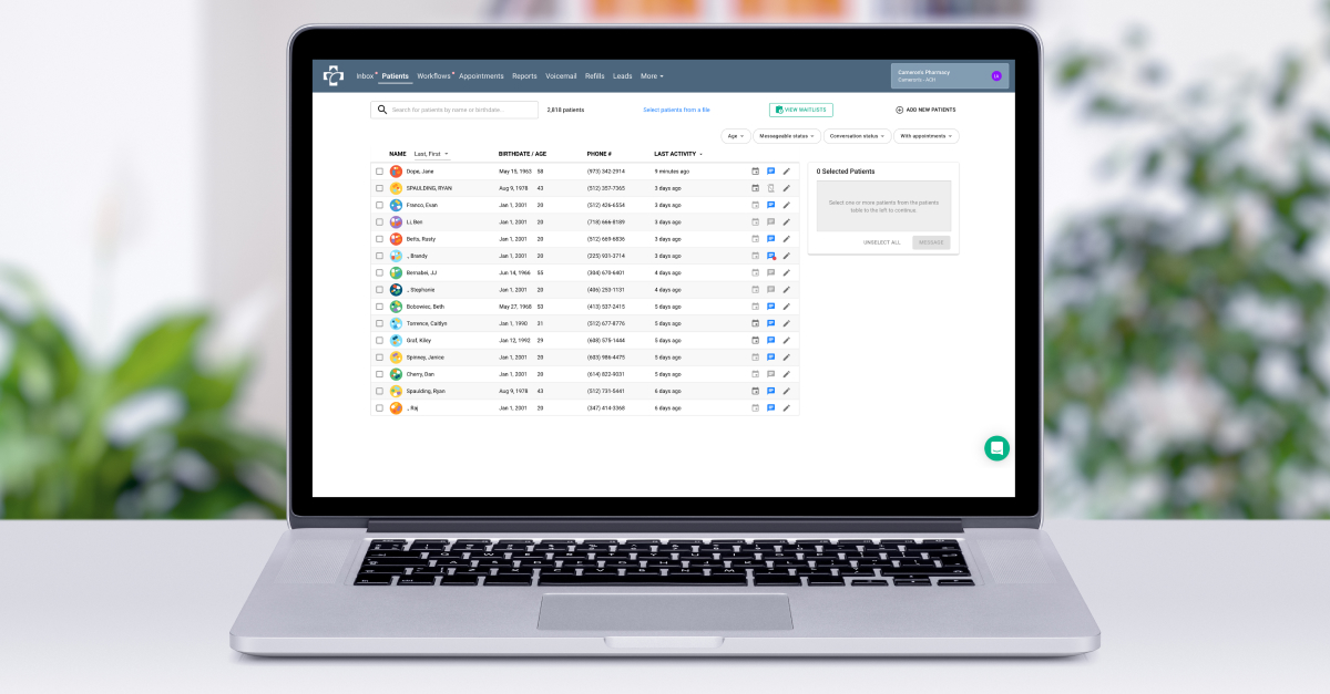 Patient Engagement Platform – HIPAA Compliant – Digital Pharmacist